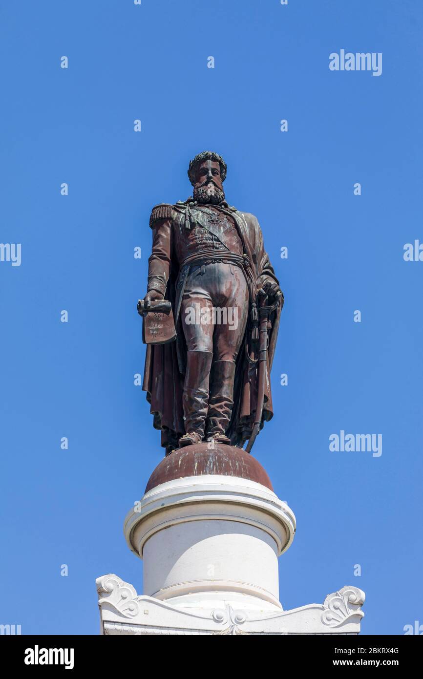 Dom pedro iv statue lisbon hi-res stock photography and images - Alamy