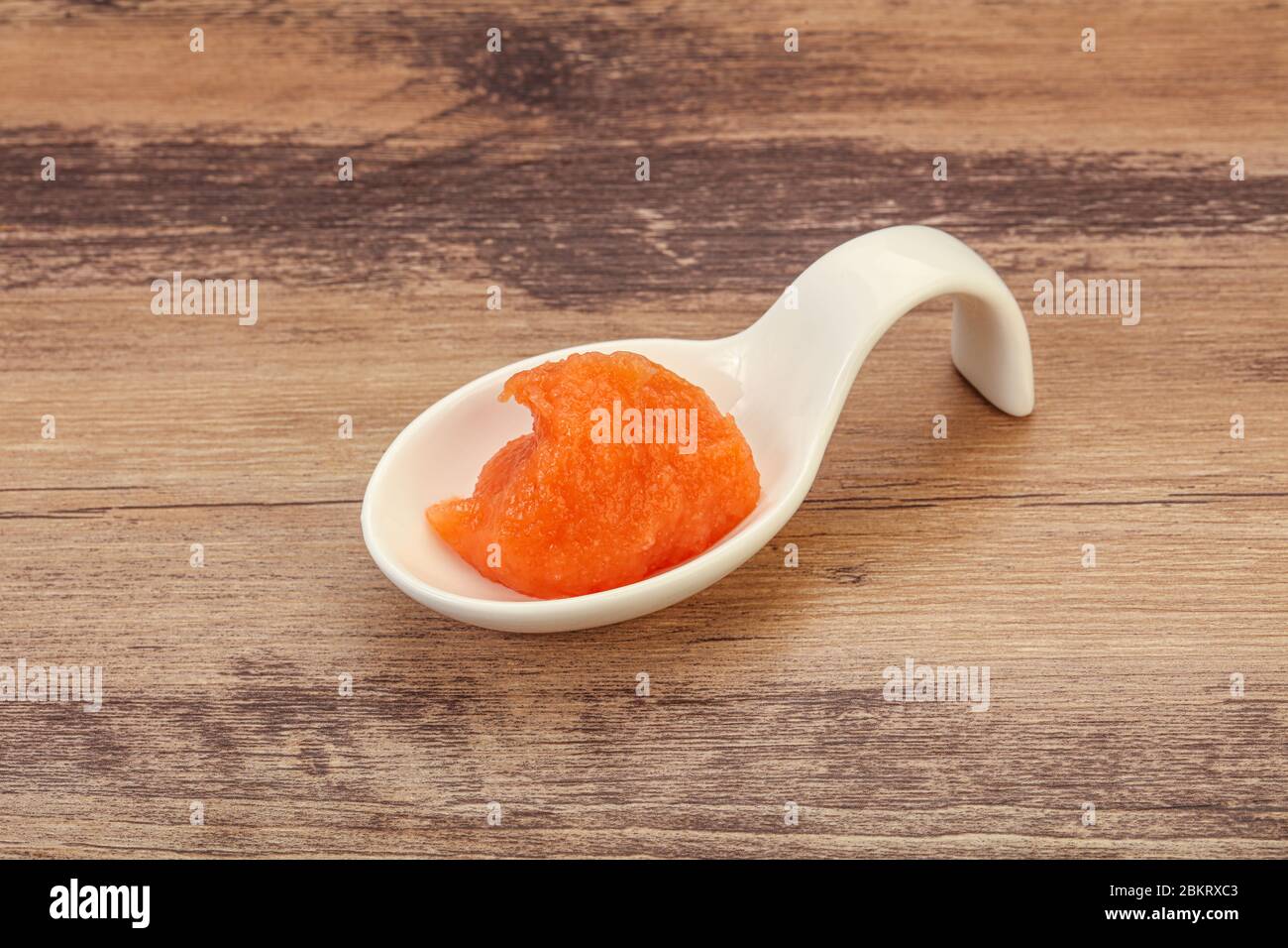 Cod fish roe snack in the bowl Stock Photo - Alamy