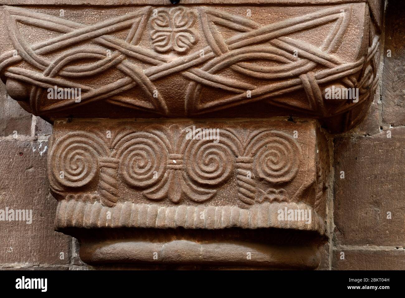 France, Bas Rhin, Saint Jean Saverne, Saint Jean -Baptiste abbey church ...