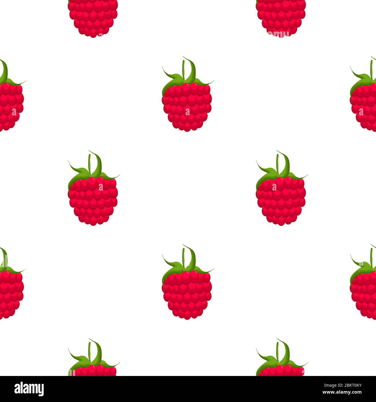 Theme big colored seamless red raspberry, bright berry pattern for seal ...