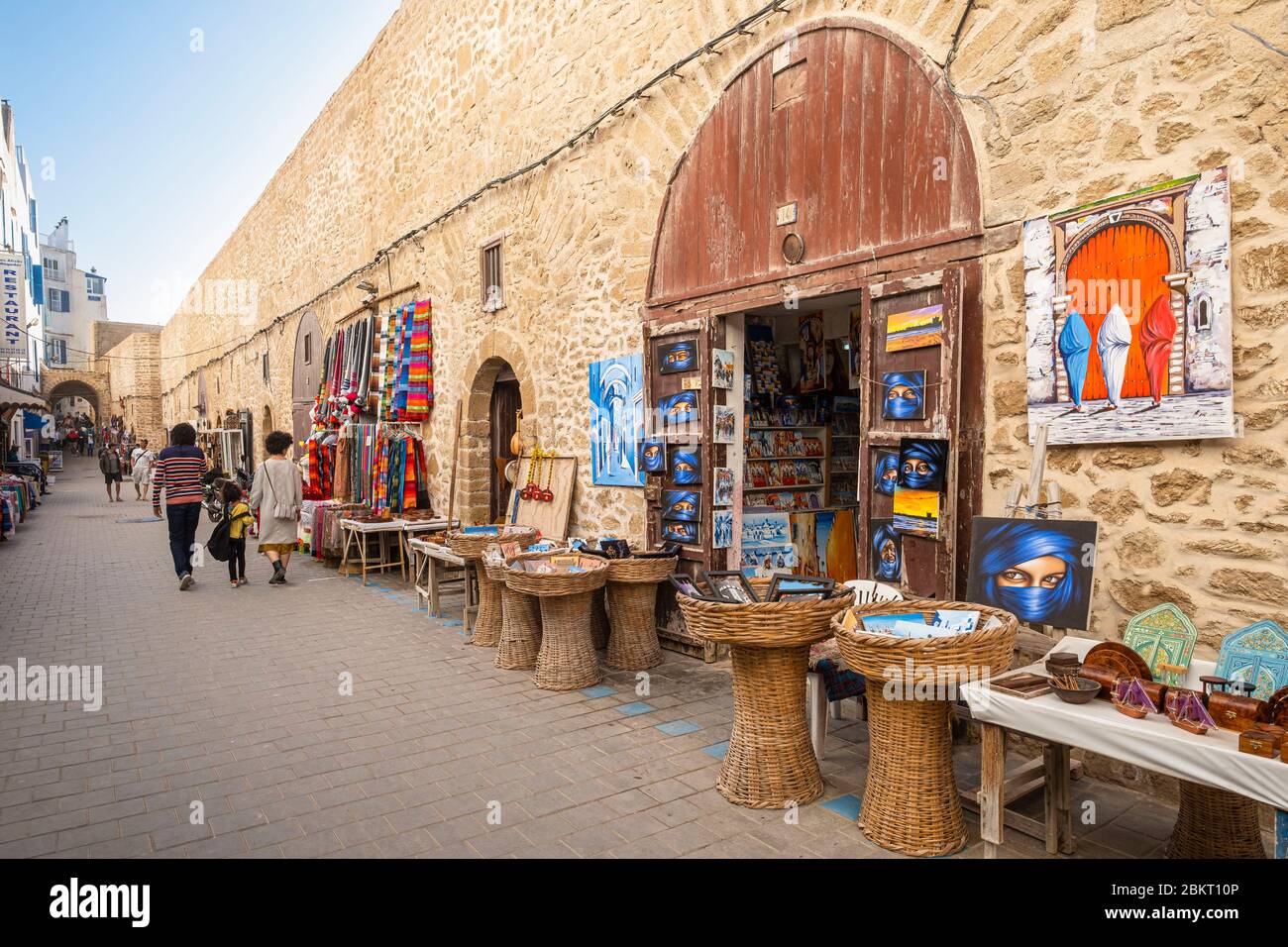 Morocco, Marrakech Safi, Essaouira, the medina, a UNESCO World Heritage ...
