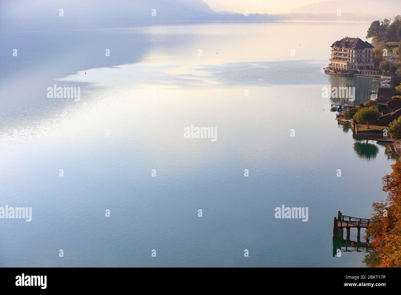 Lake annecy aerial hi-res stock photography and images - Alamy