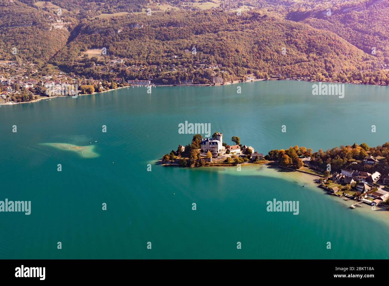 Aerial view annecy lake hi-res stock photography and images - Alamy