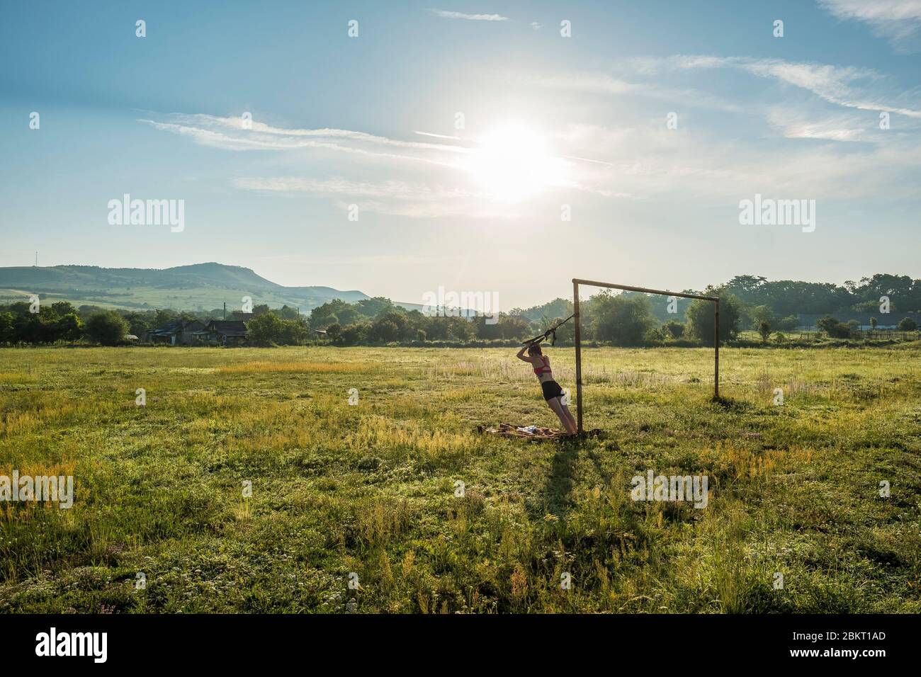 County exercises hi-res stock photography and images - Alamy