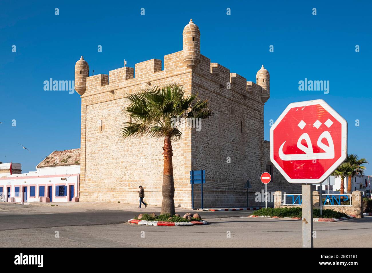 Morocco, Marrakech Safi, Essaouira, traditional fishing harbour, Sqala ...