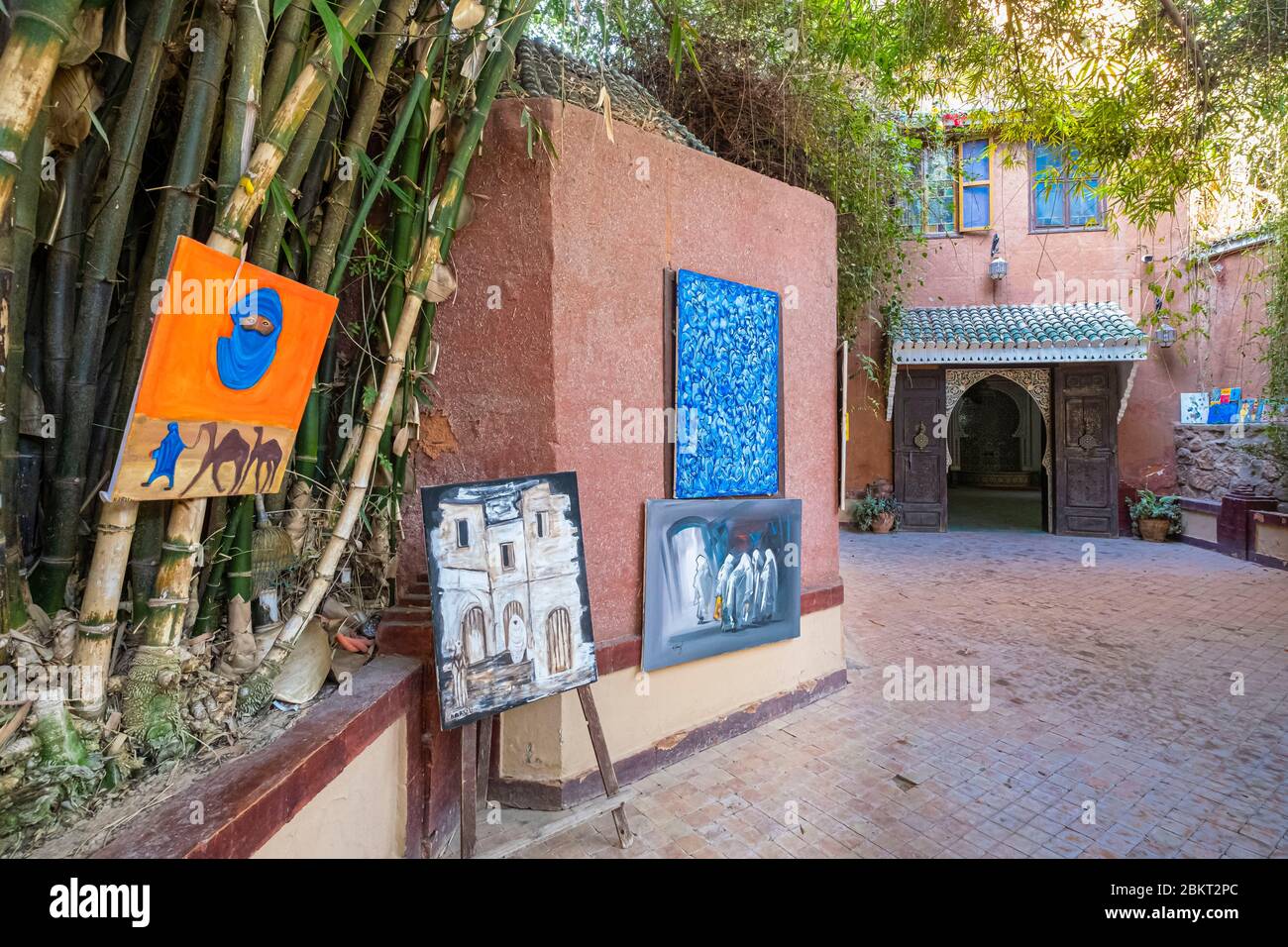 Morocco, Souss-Massa region, Taroudant, 18th century Salam Palace Stock ...