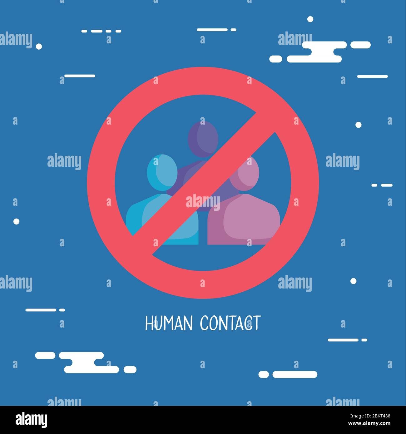 avoid crowds signal isolated icon Stock Vector Image & Art - Alamy