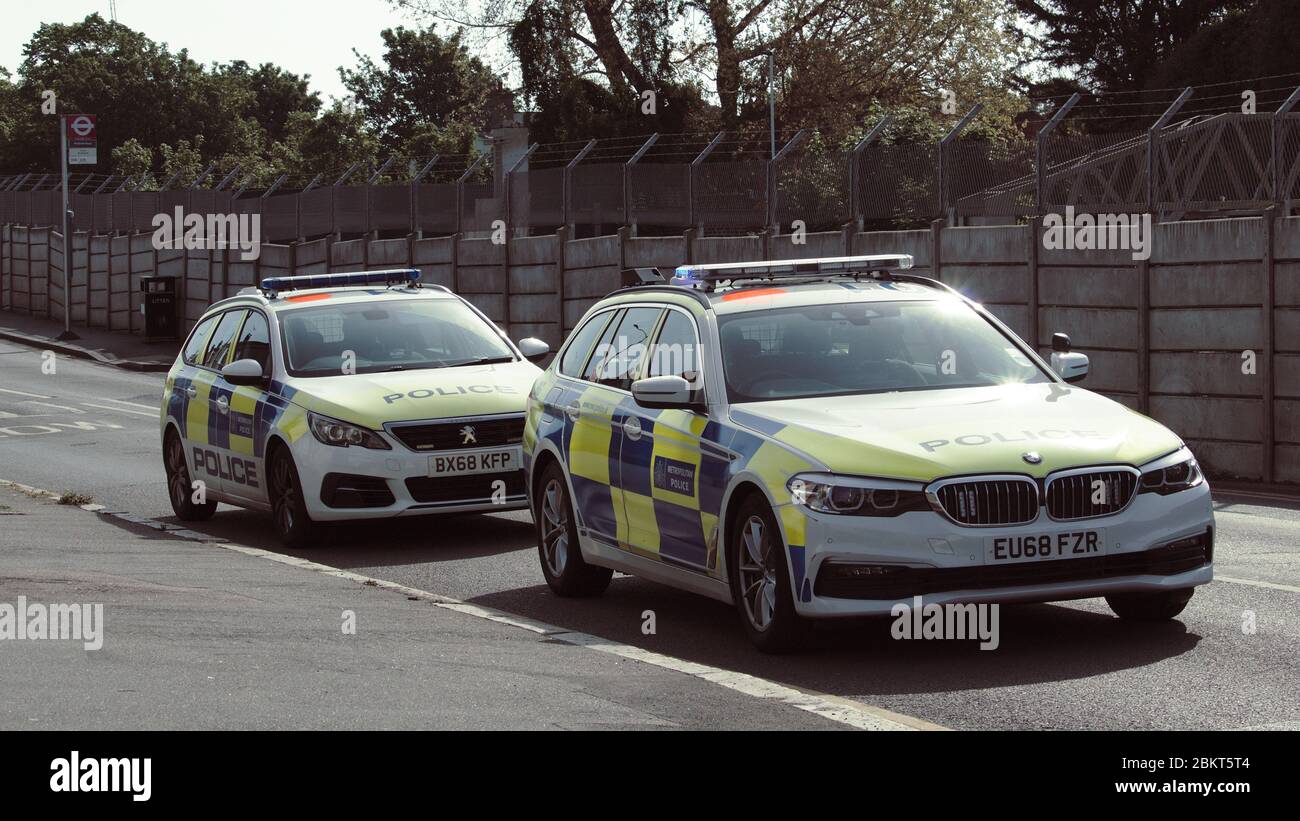 London police cars Stock Photo - Alamy