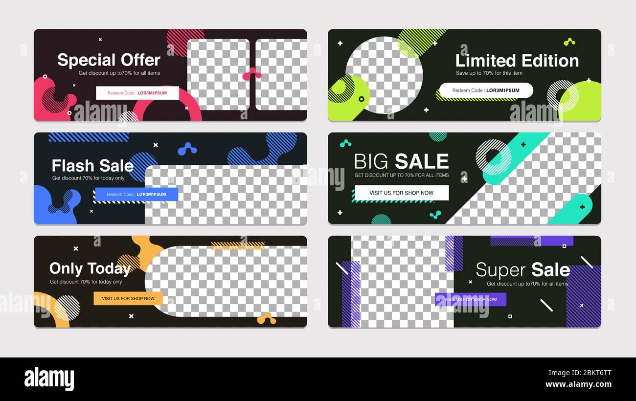 Sale banner template collection for promotion sale. Editable banner for ...