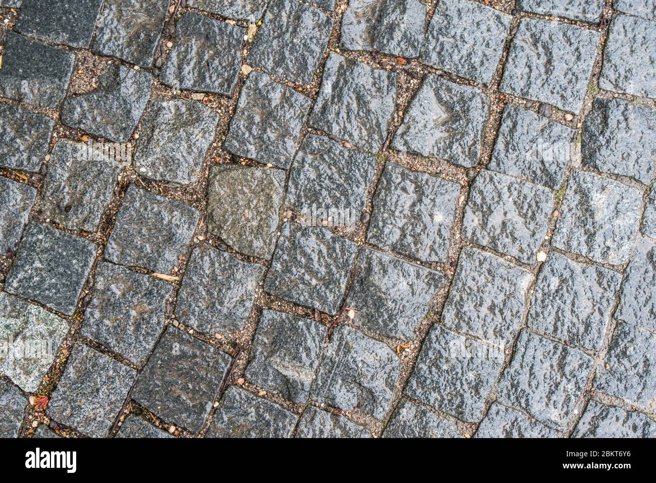 Stone bricks wet from hi-res stock photography and images - Alamy