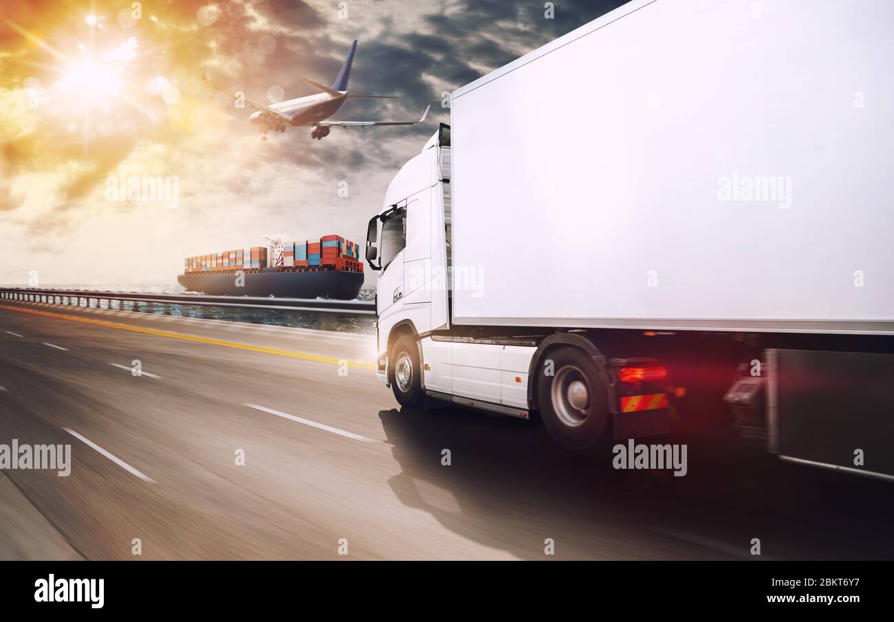 Transporting goods by plane hi-res stock photography and images - Alamy