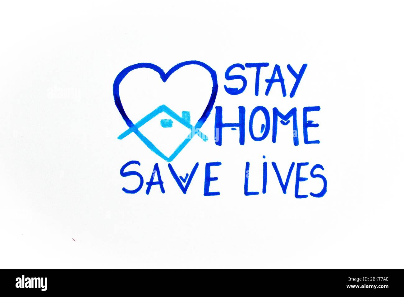 Stay home save lives. Self isolation and quarantine campaign to protect ...