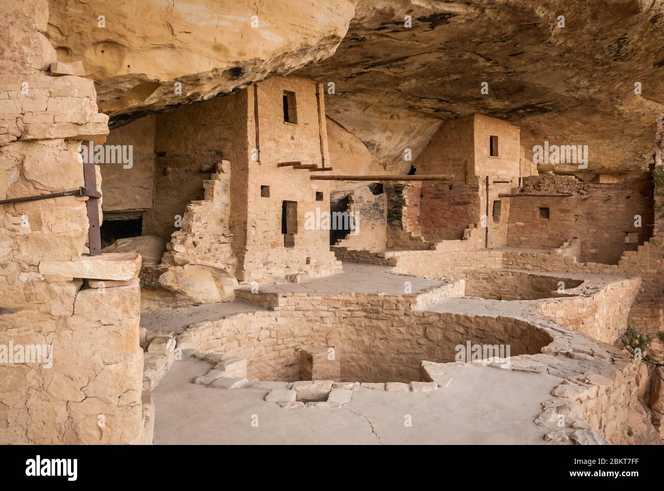 One of the many ancient cliff dwellings built by the Ancestral ...