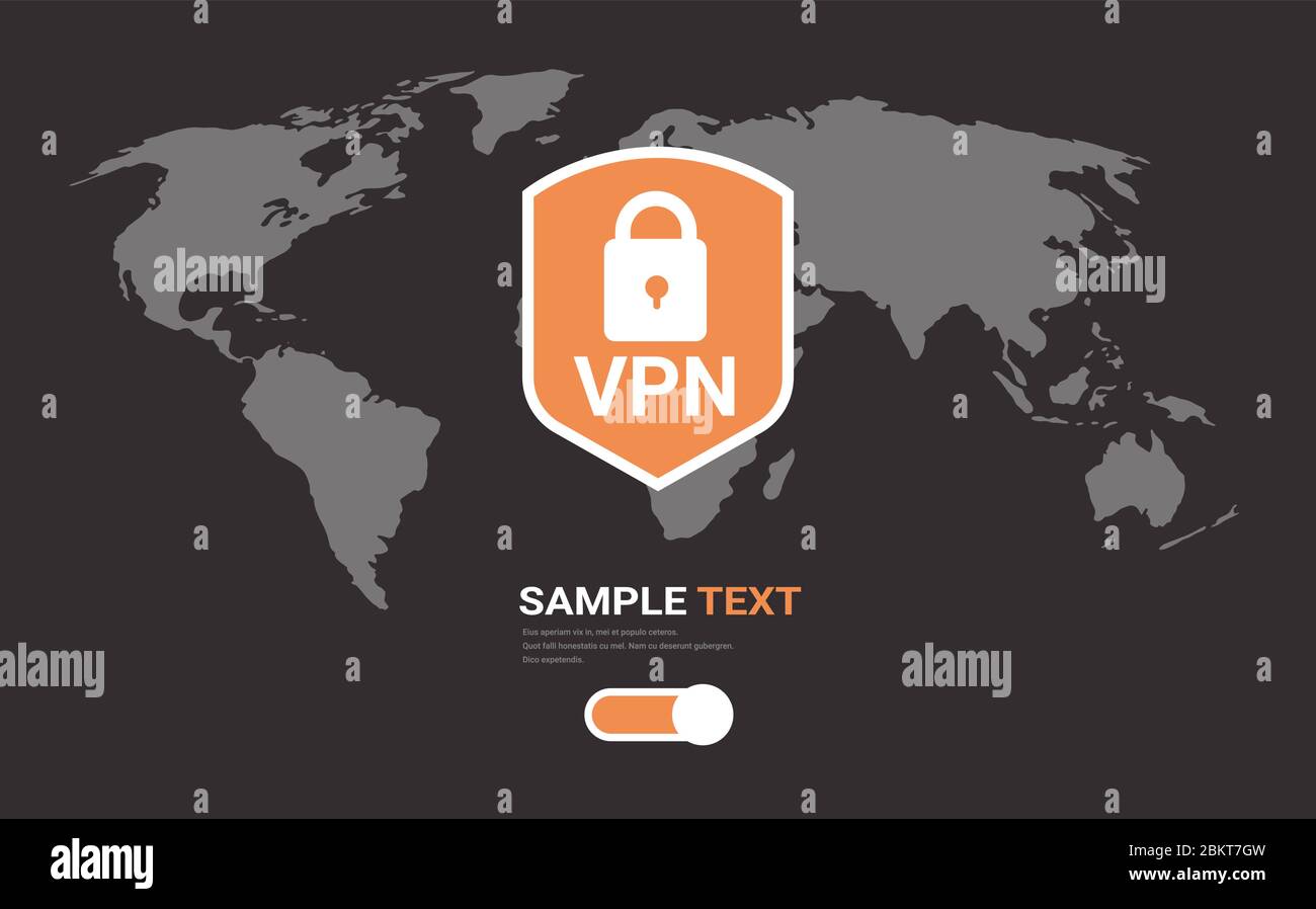 Virtual Private Network Cyber Web Security And Privacy Concept Secure