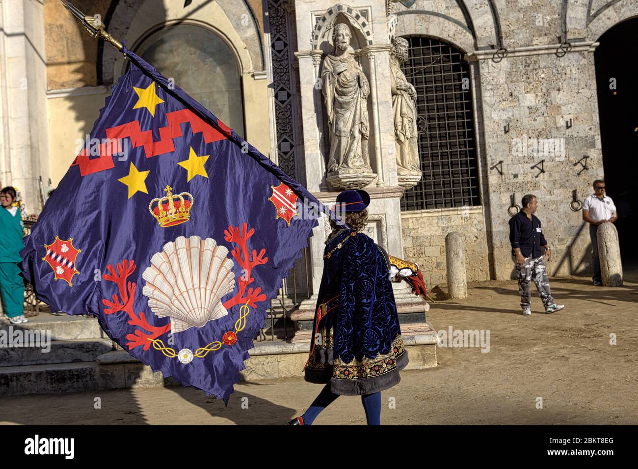 Palio of Siena, Horse's race, Italy Stock Photo - Alamy