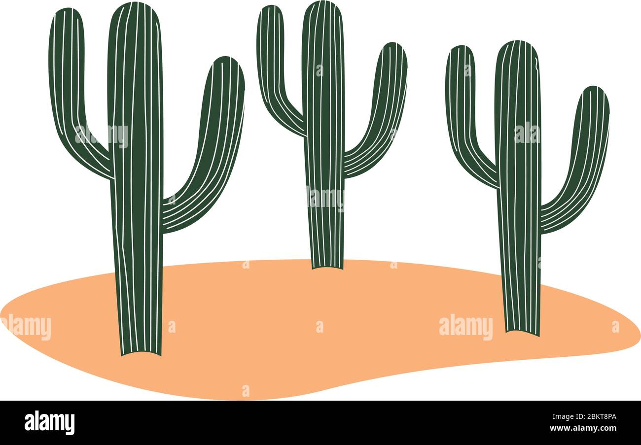 cactus desert plants isolated icons Stock Vector Image & Art - Alamy