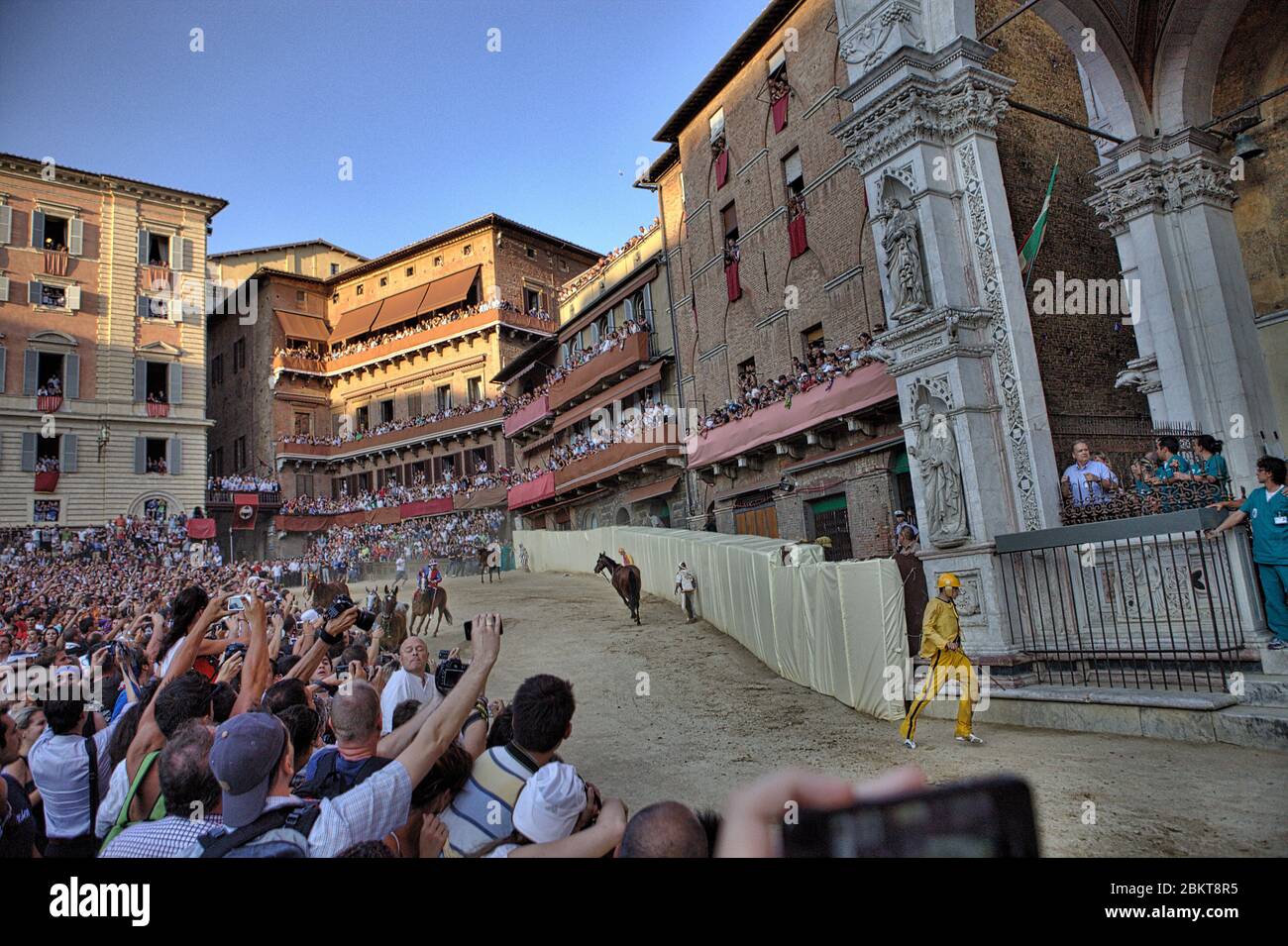 Palio of Siena, Horse's race, Italy Stock Photo - Alamy