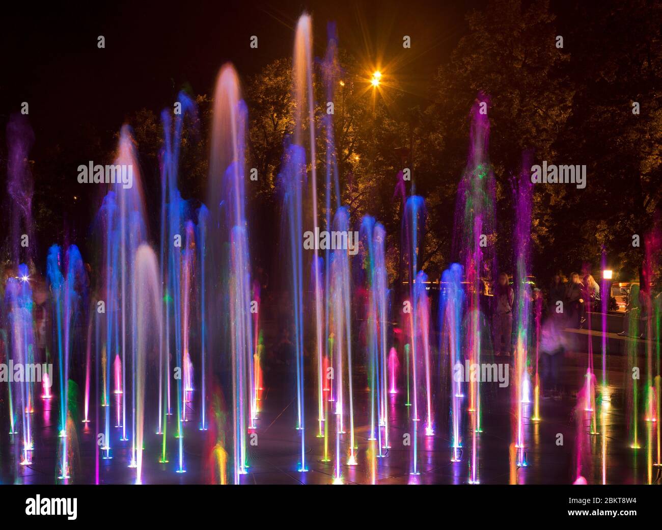 Cosmopolis fountain in Torun. Poland Stock Photo - Alamy