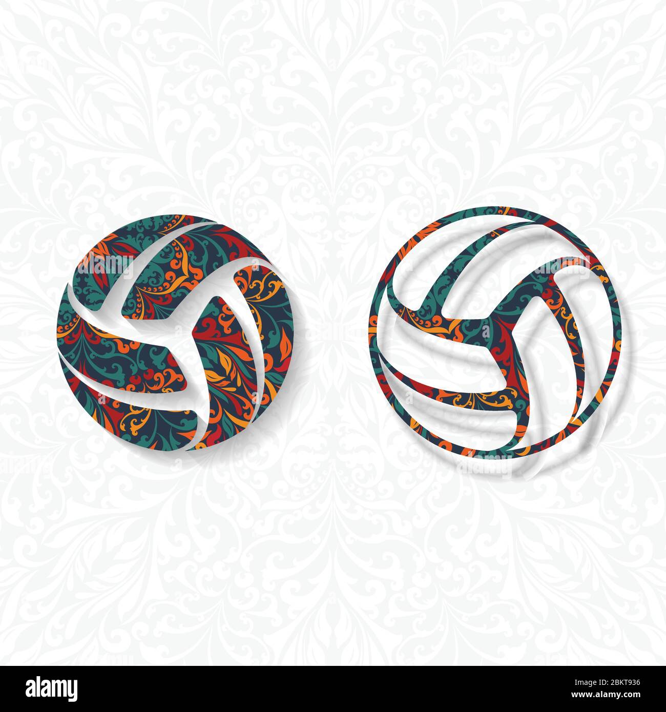 Abstract volleyball player hi-res stock photography and images - Alamy