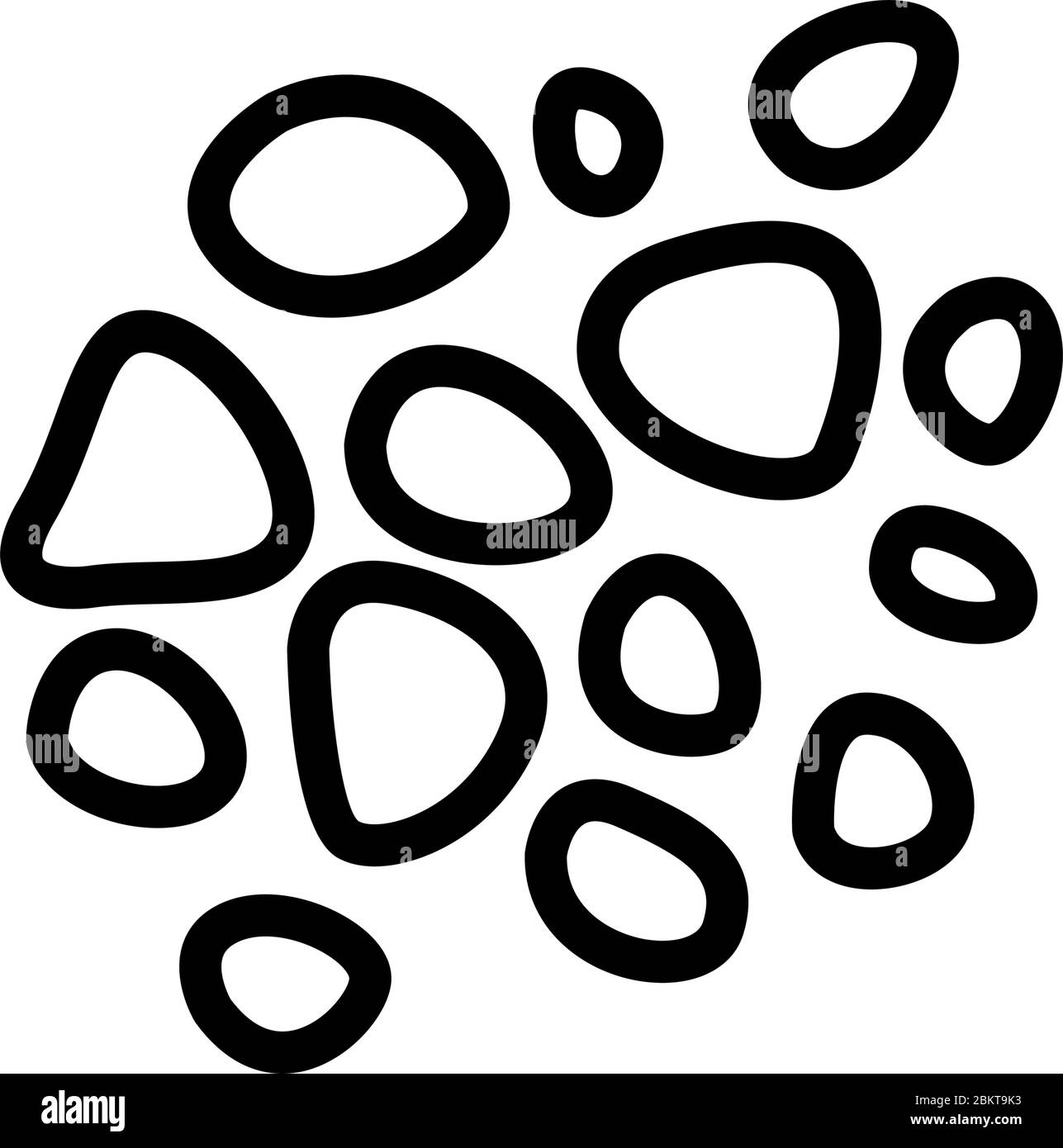 grains of salt icon vector outline illustration Stock Vector Image ...