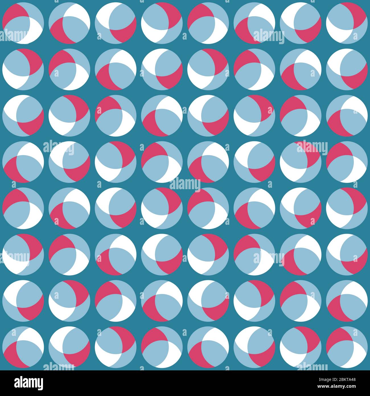 Simple abstract geometric design. Rounded repeated pattern for textile ...
