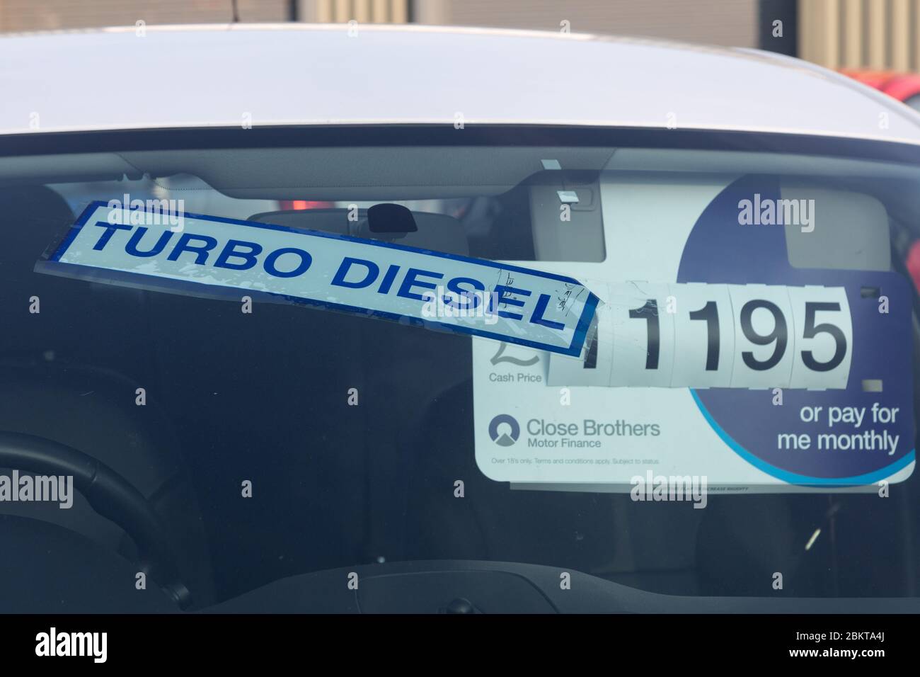 2019 car sticker price hi-res stock photography and images - Alamy