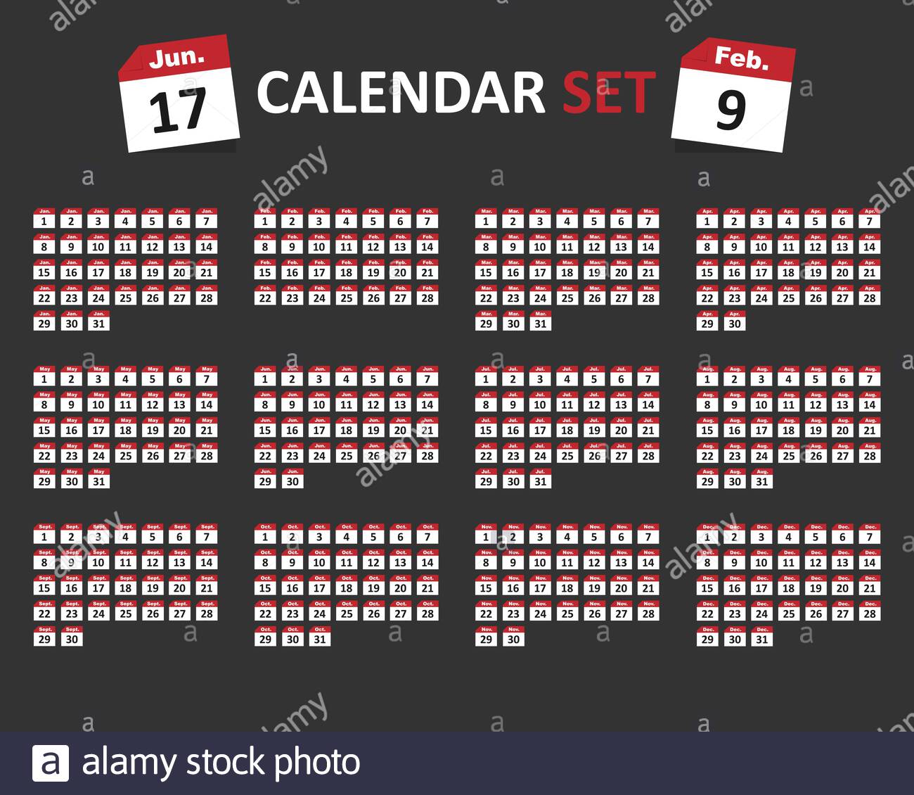 10 Days Calendar High Resolution Stock Photography and Images - Alamy
