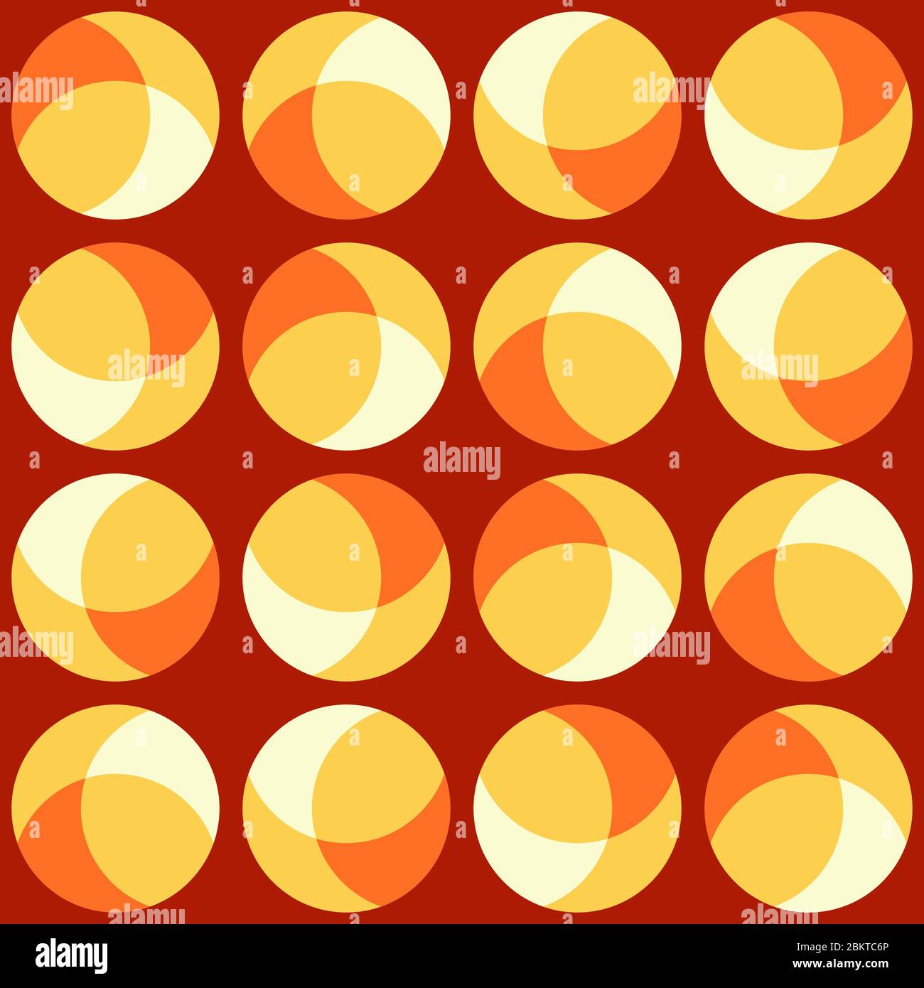 Simple abstract geometric design. Rounded repeated pattern for textile ...