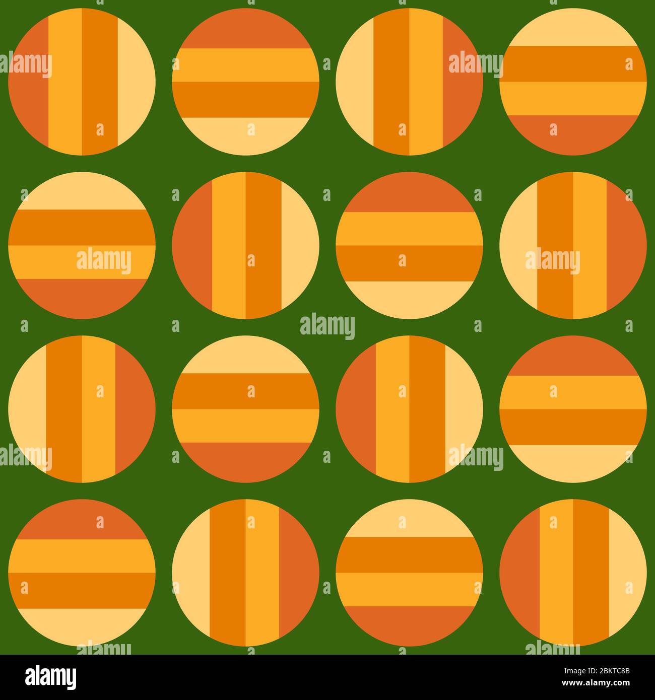 Simple abstract geometric design. Rounded repeated pattern for textile ...
