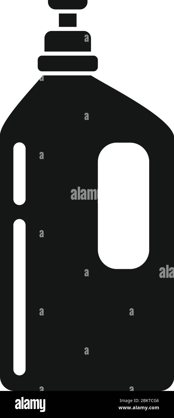 Liquid bleach icon. Simple illustration of liquid bleach vector icon ...