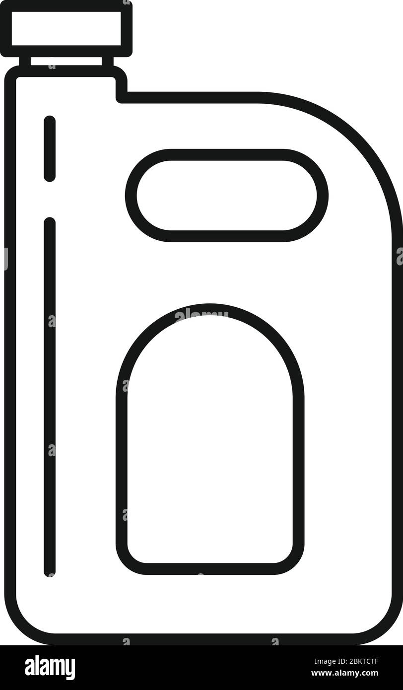 Bleach icon. Outline bleach vector icon for web design isolated on ...