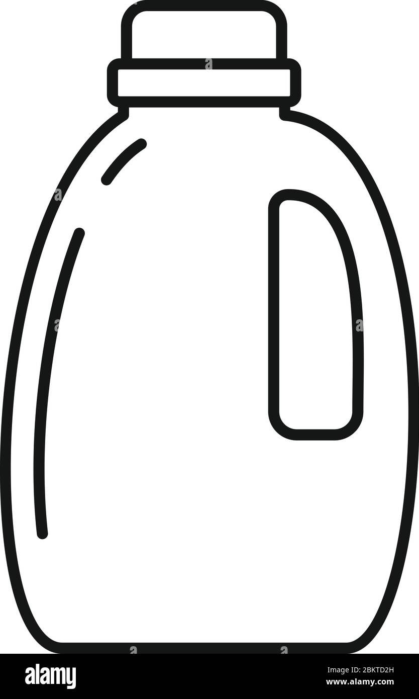 Laundry shampoo icon. Outline laundry shampoo vector icon for web ...