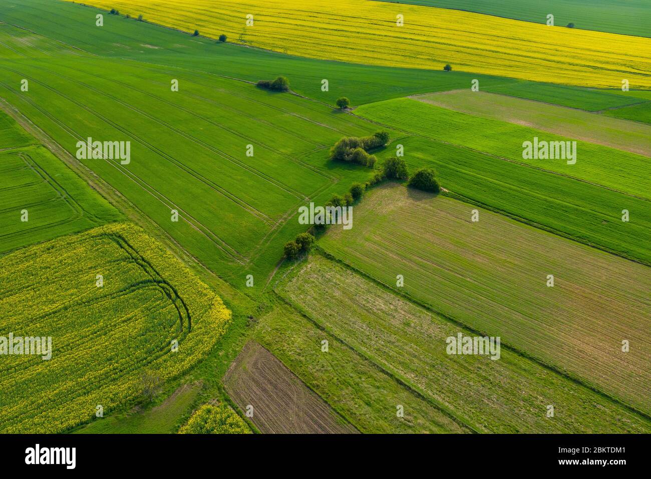 Aerial top view rural plain hi-res stock photography and images - Alamy