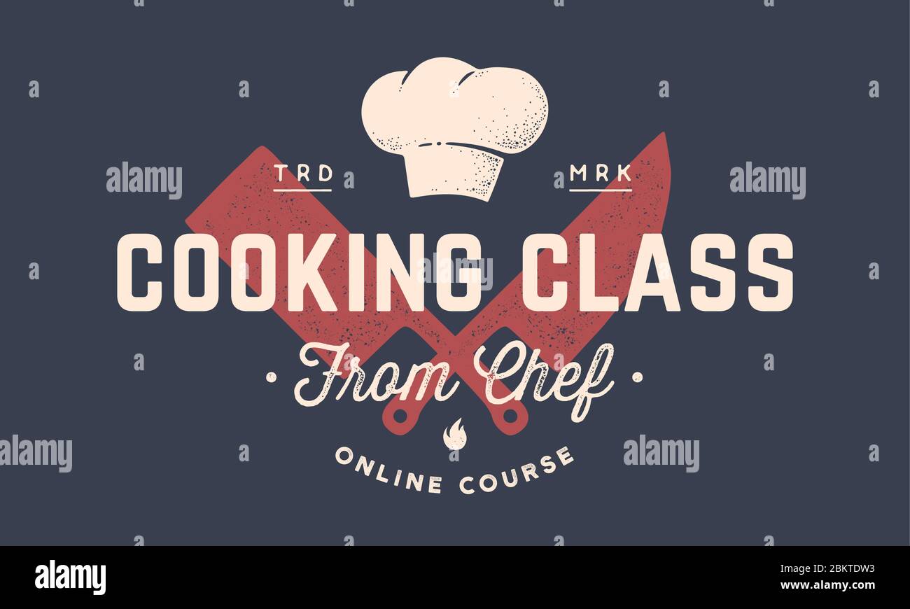 Food logo. Logo for Cooking school class Stock Vector Image & Art - Alamy