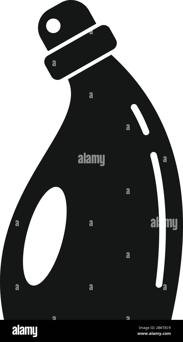 Detergent bottle icon. Simple illustration of detergent bottle vector ...