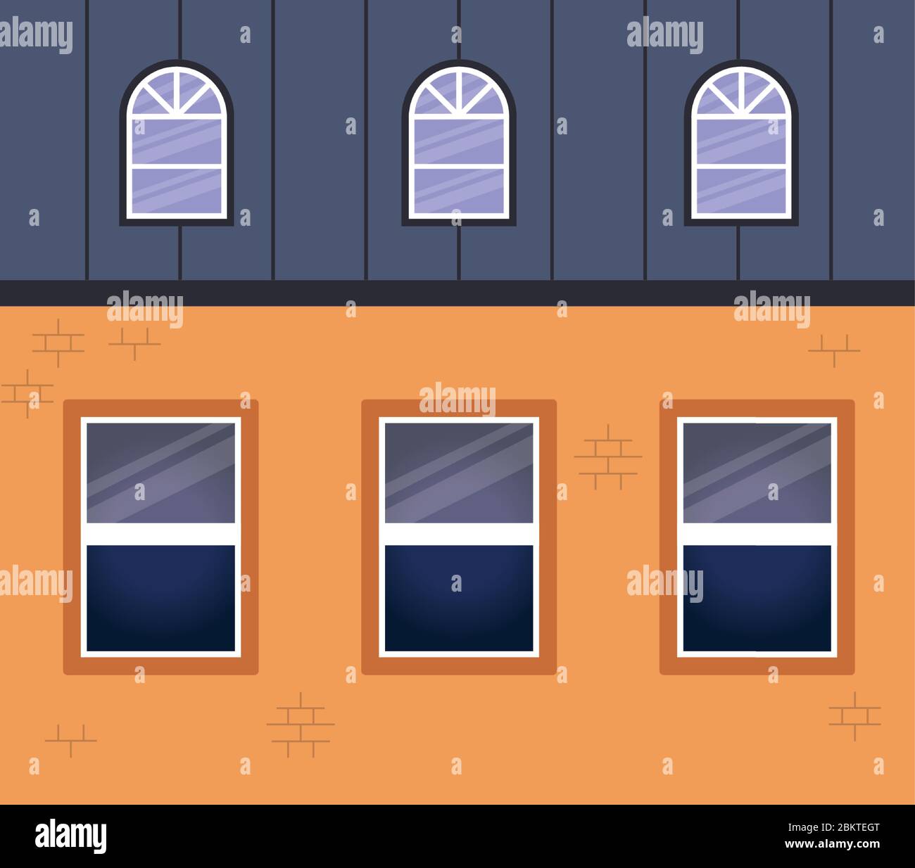 Modern office exterior nobody Stock Vector Images - Alamy