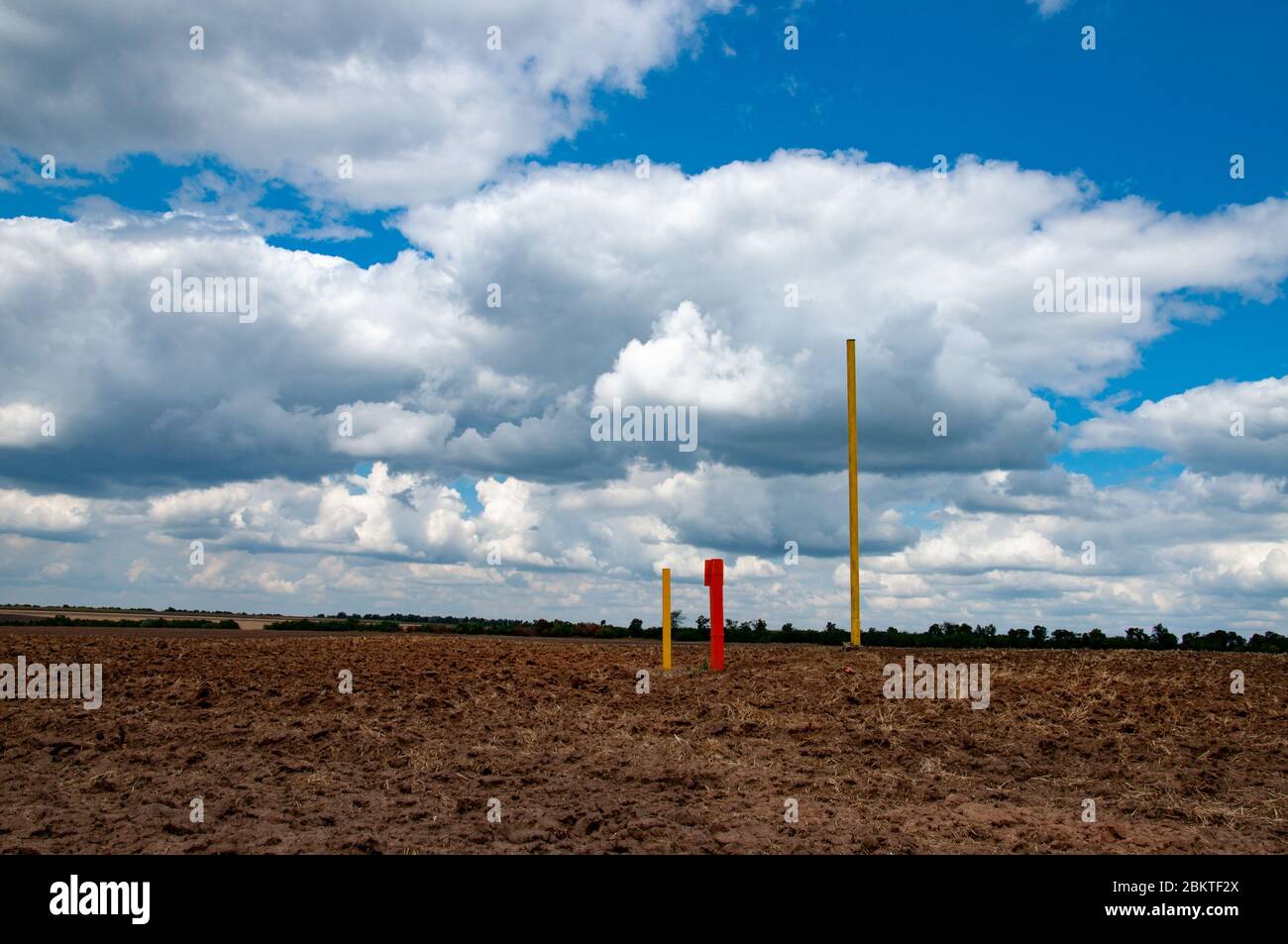 Blue and white poles hi-res stock photography and images - Alamy
