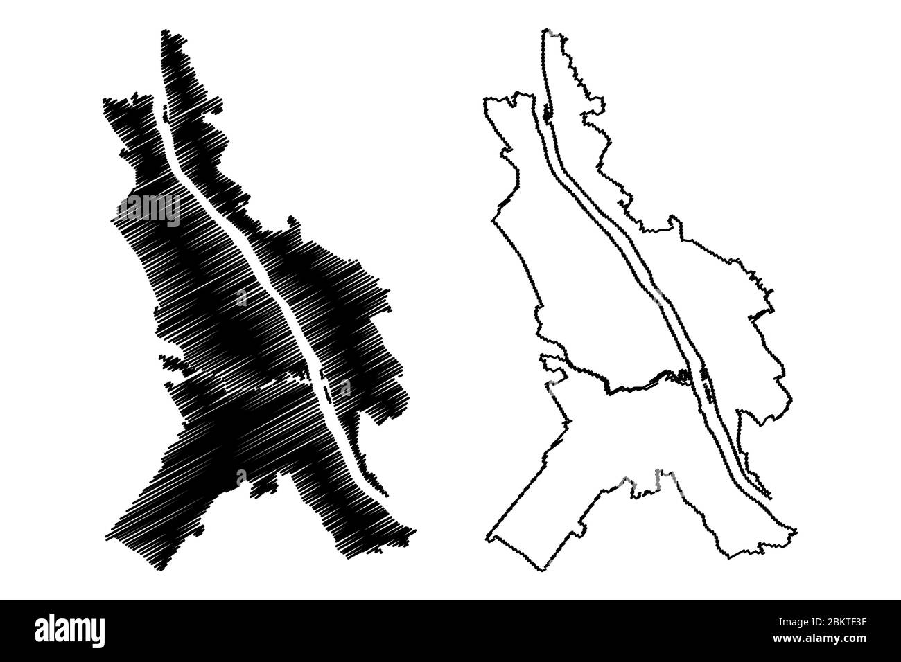 Yaroslavl City (Russian Federation, Russia) map vector illustration ...