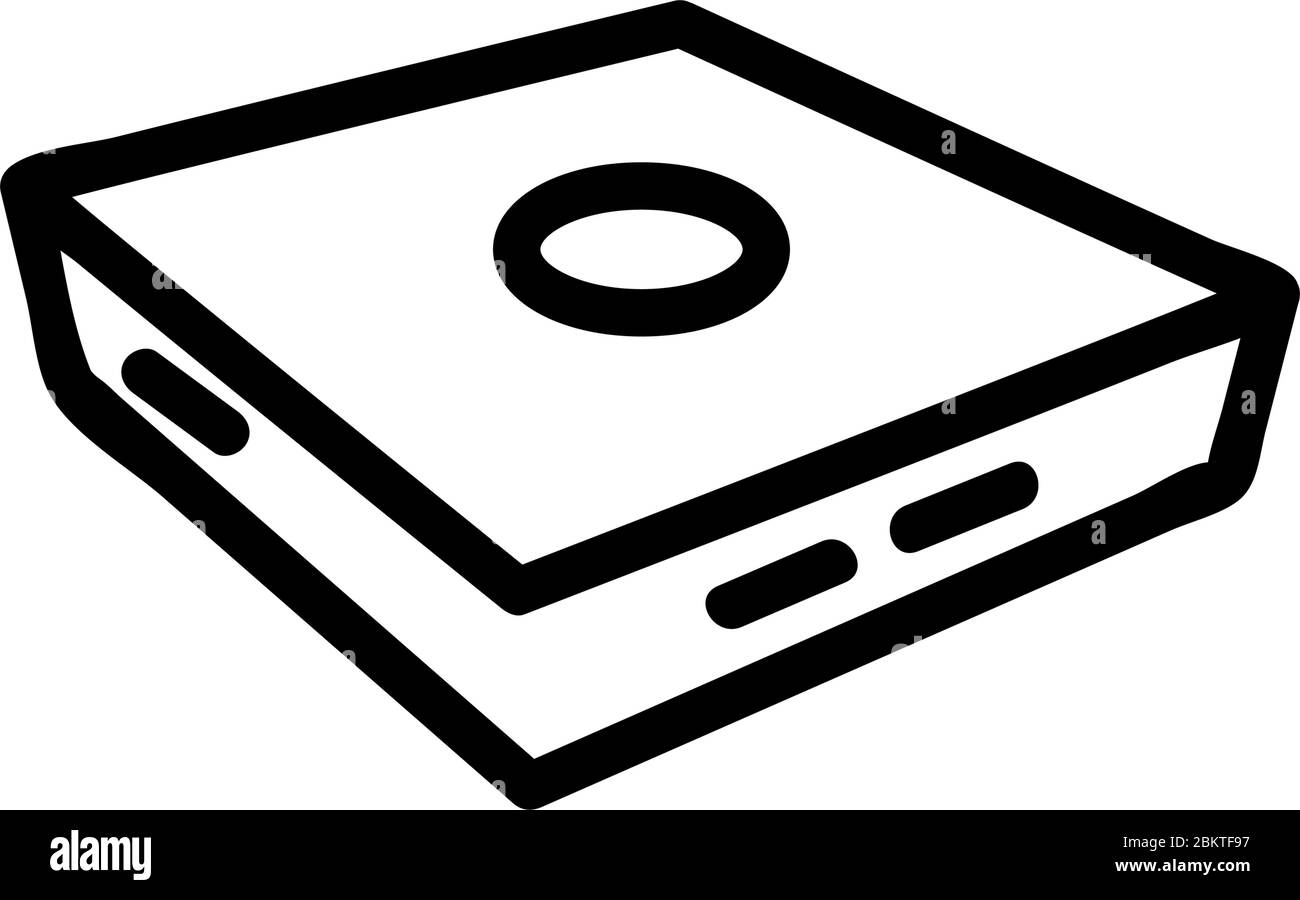 video recorder icon vector outline illustration Stock Vector Image ...