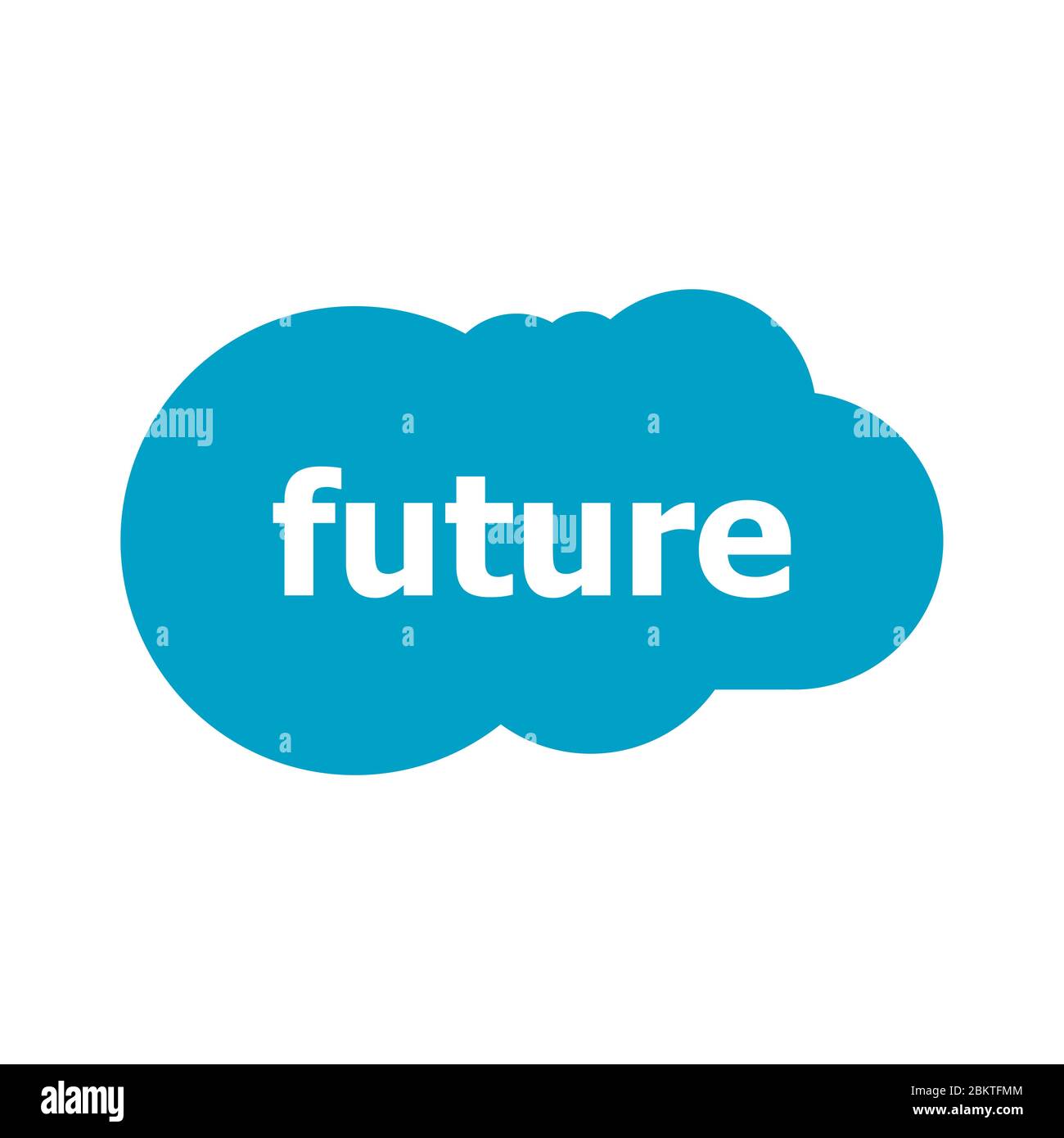 Future speech talk bubbles. Text Future Stock Photo - Alamy