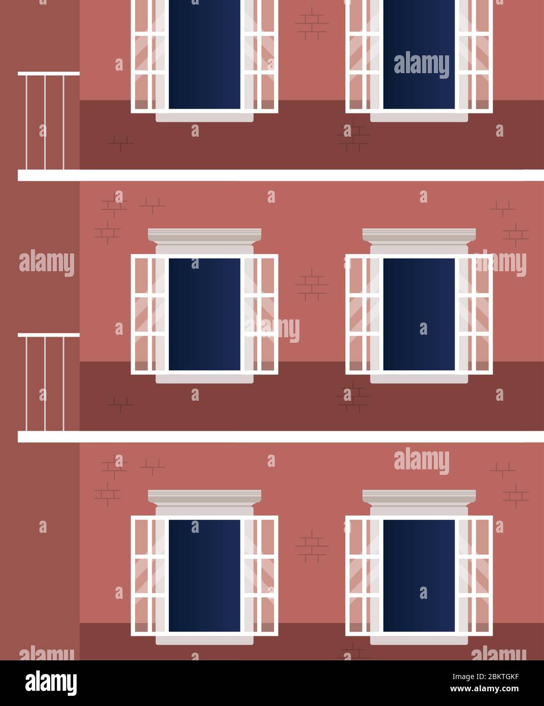 Office building inside windows Stock Vector Images - Alamy