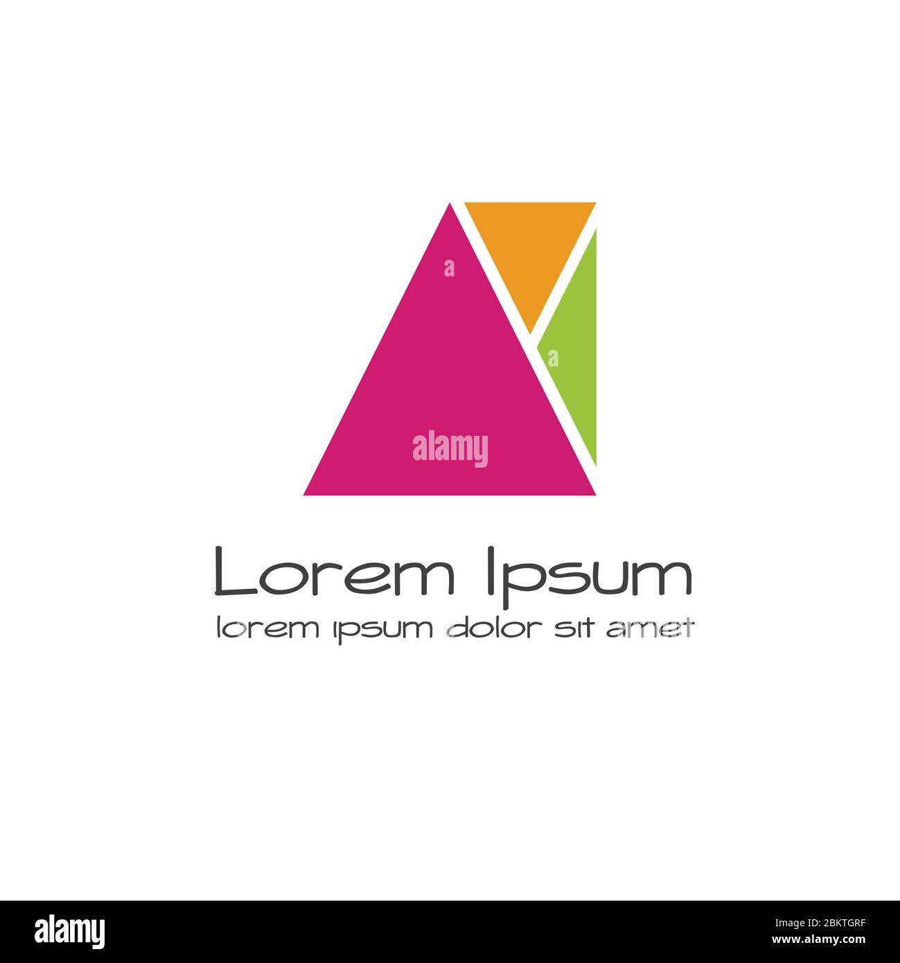 Three triangles logo Stock Vector Image & Art - Alamy