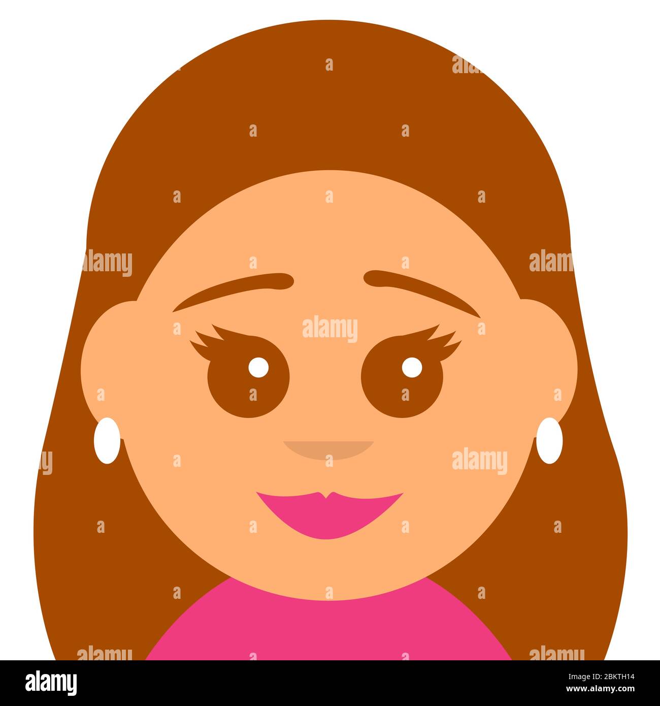 Plain woman face Stock Vector Images - Alamy