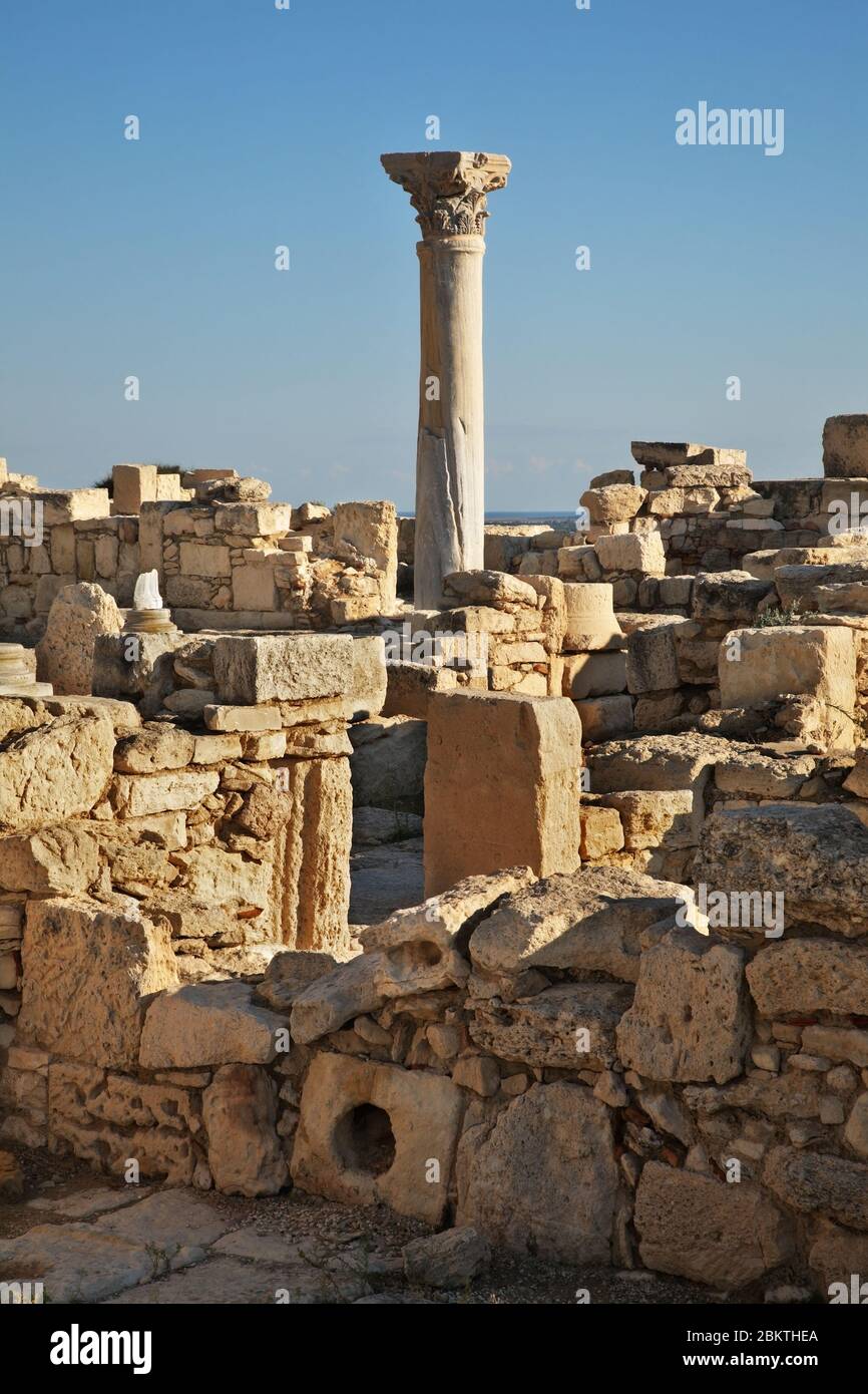 Ancient town in Kourion. Cyprus Stock Photo - Alamy