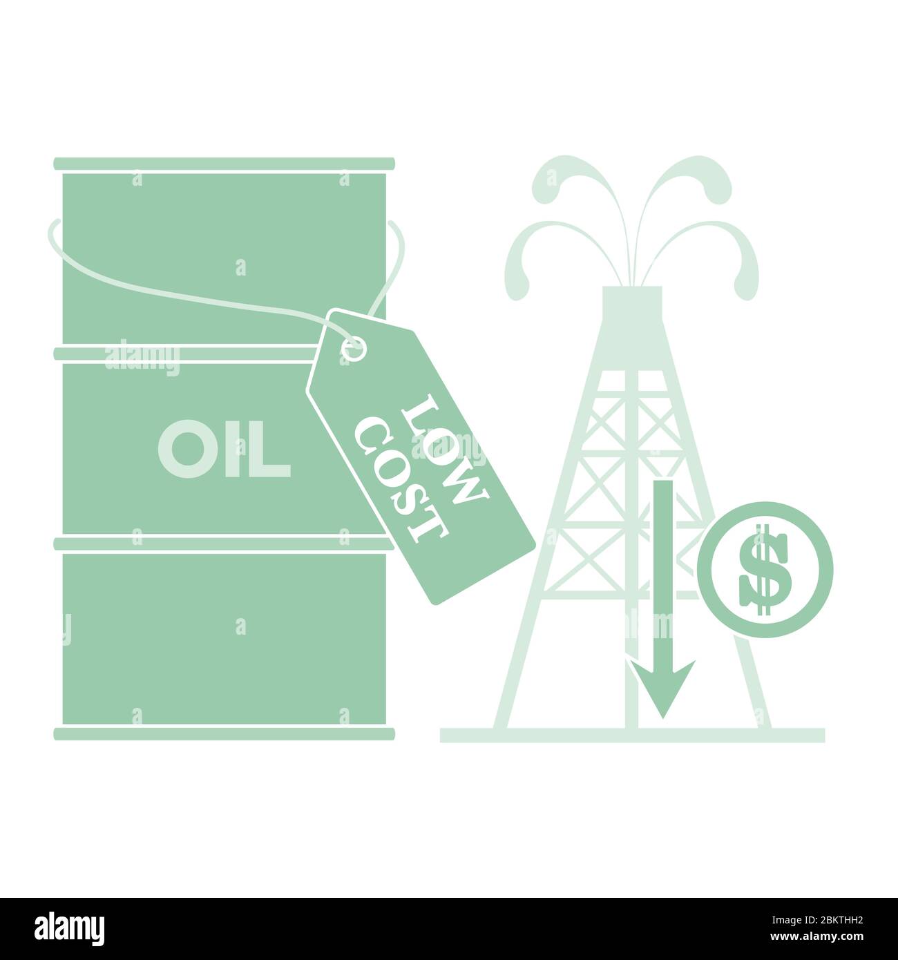 American petrol prices Stock Vector Images - Alamy
