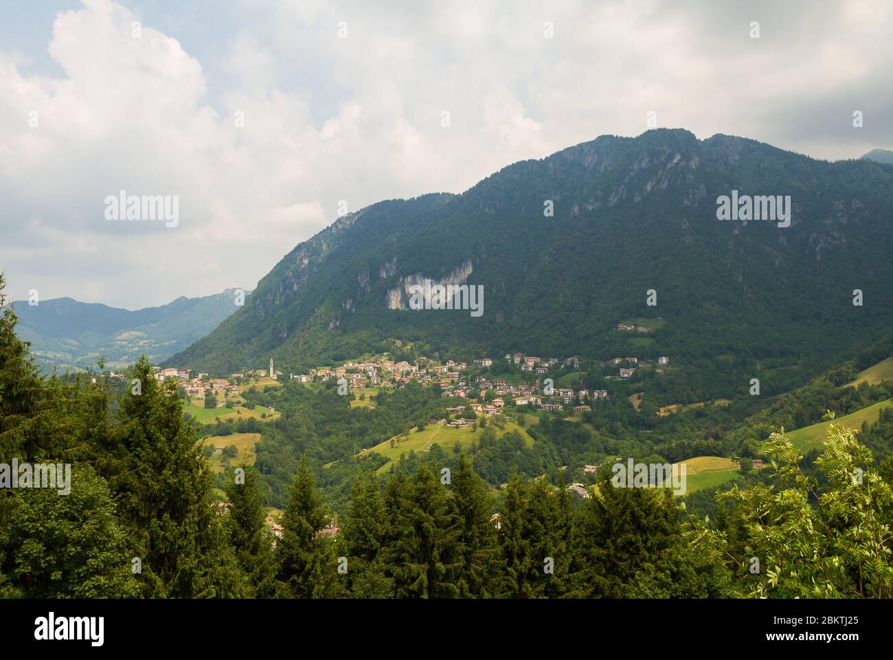 Alpine nature with the colors of spring Stock Photo - Alamy