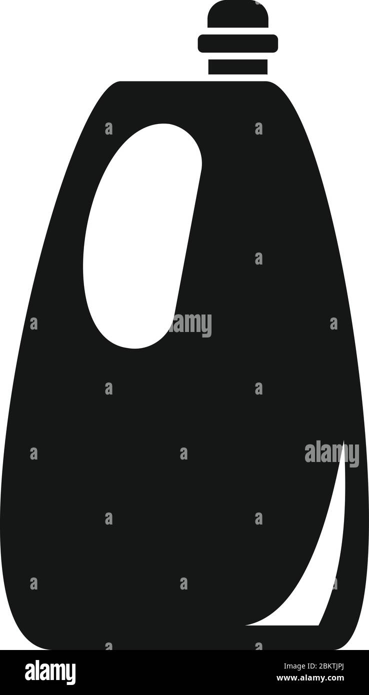 Wash cleaner bottle icon. Simple illustration of wash cleaner bottle ...
