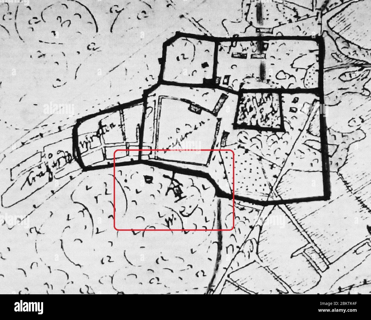 Hässelby säteri 1652 Stock Photo - Alamy