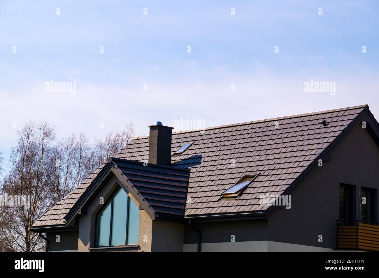 Roof tiles house hi-res stock photography and images - Alamy