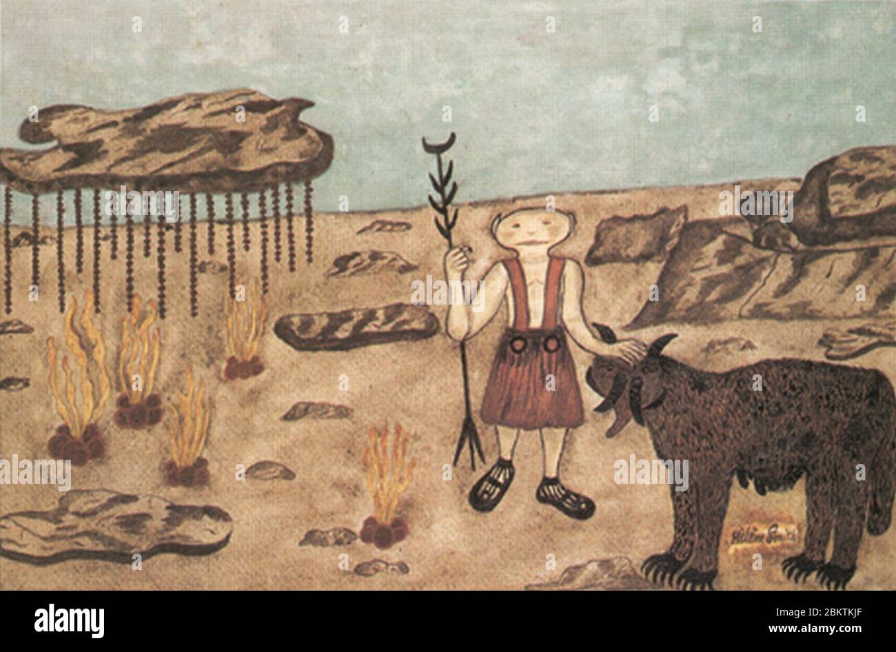 Hélène Smith Marslandschaft Stock Photo - Alamy
